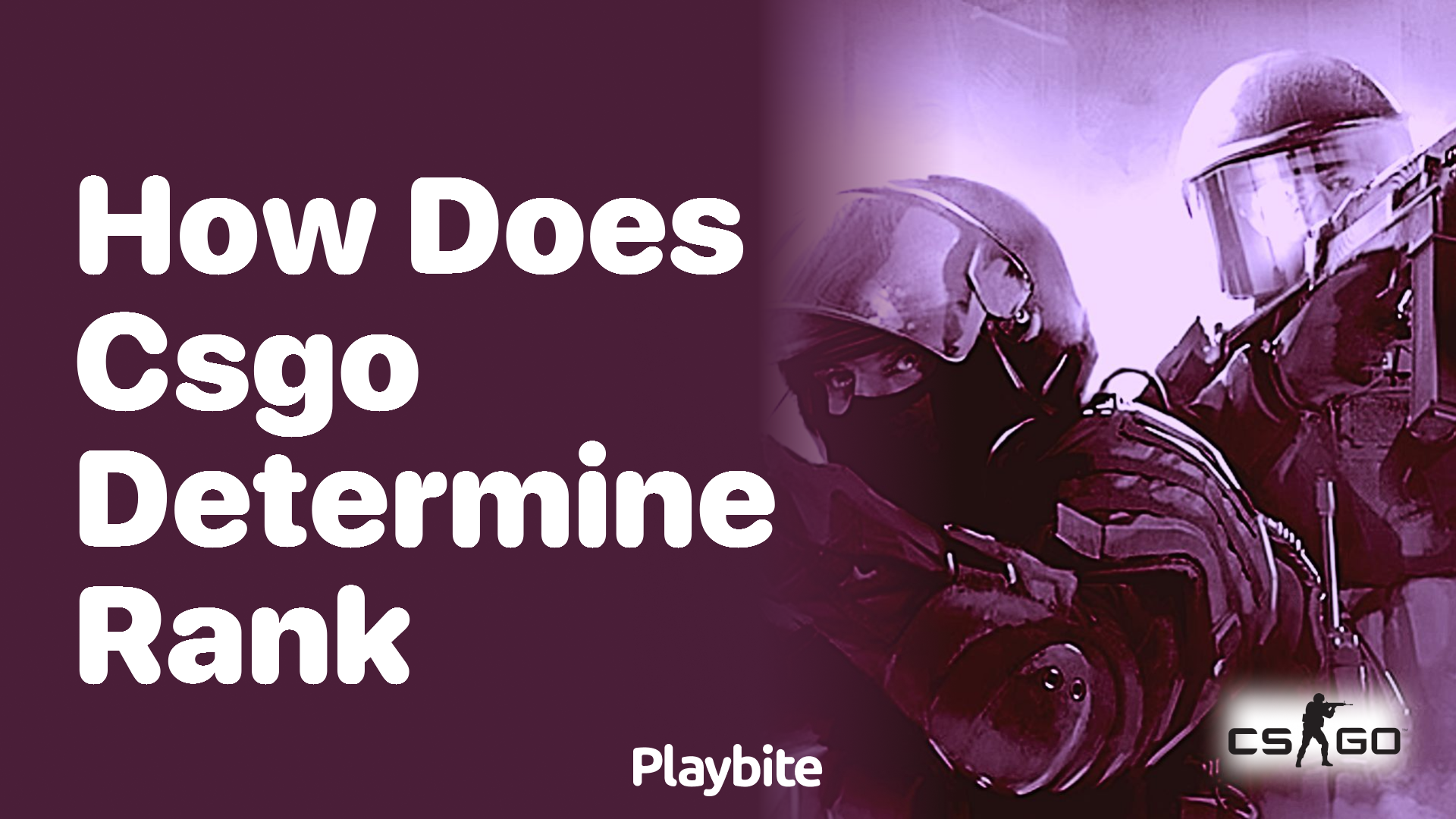 How does CS:GO determine rank? - Playbite