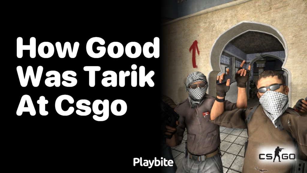 How good was Tarik at CS:GO? - Playbite