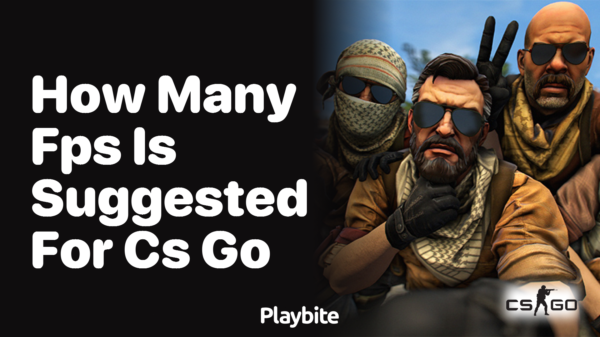 How many FPS is suggested for CS:GO? - Playbite