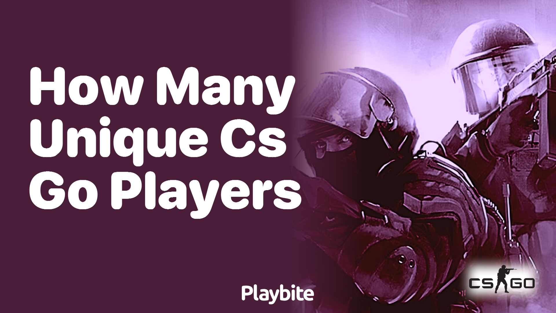 How many unique players does CS:GO have? - Playbite