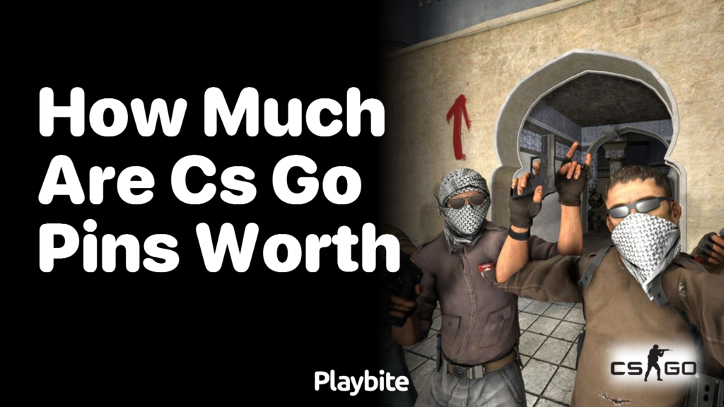 How Much Are CS:GO Pins Worth? - Playbite