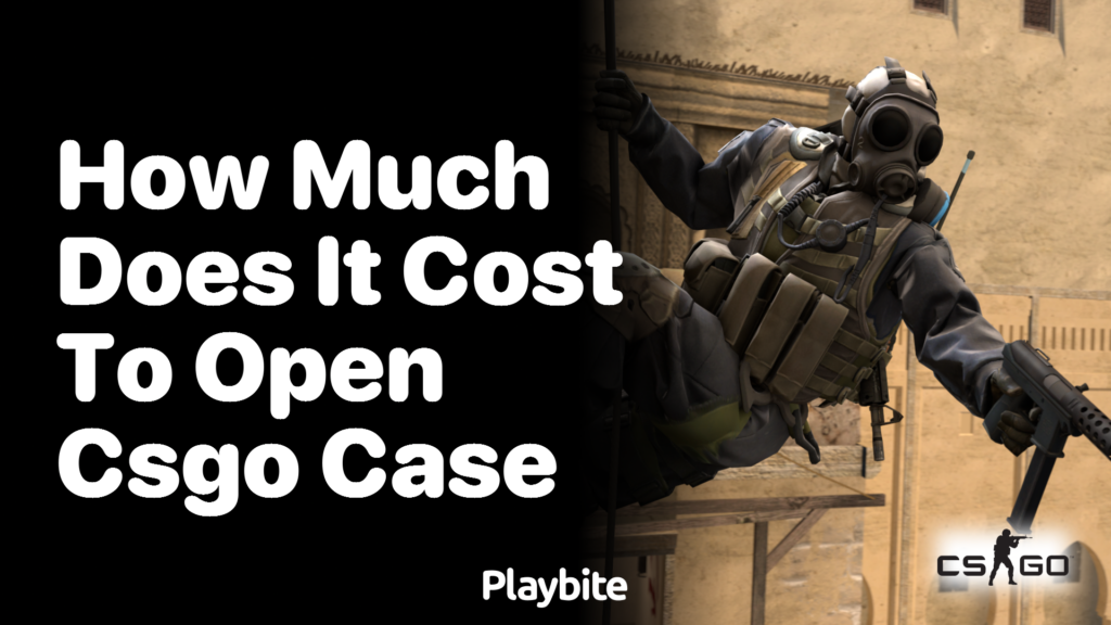 How much does it cost to open a CS:GO case? - Playbite