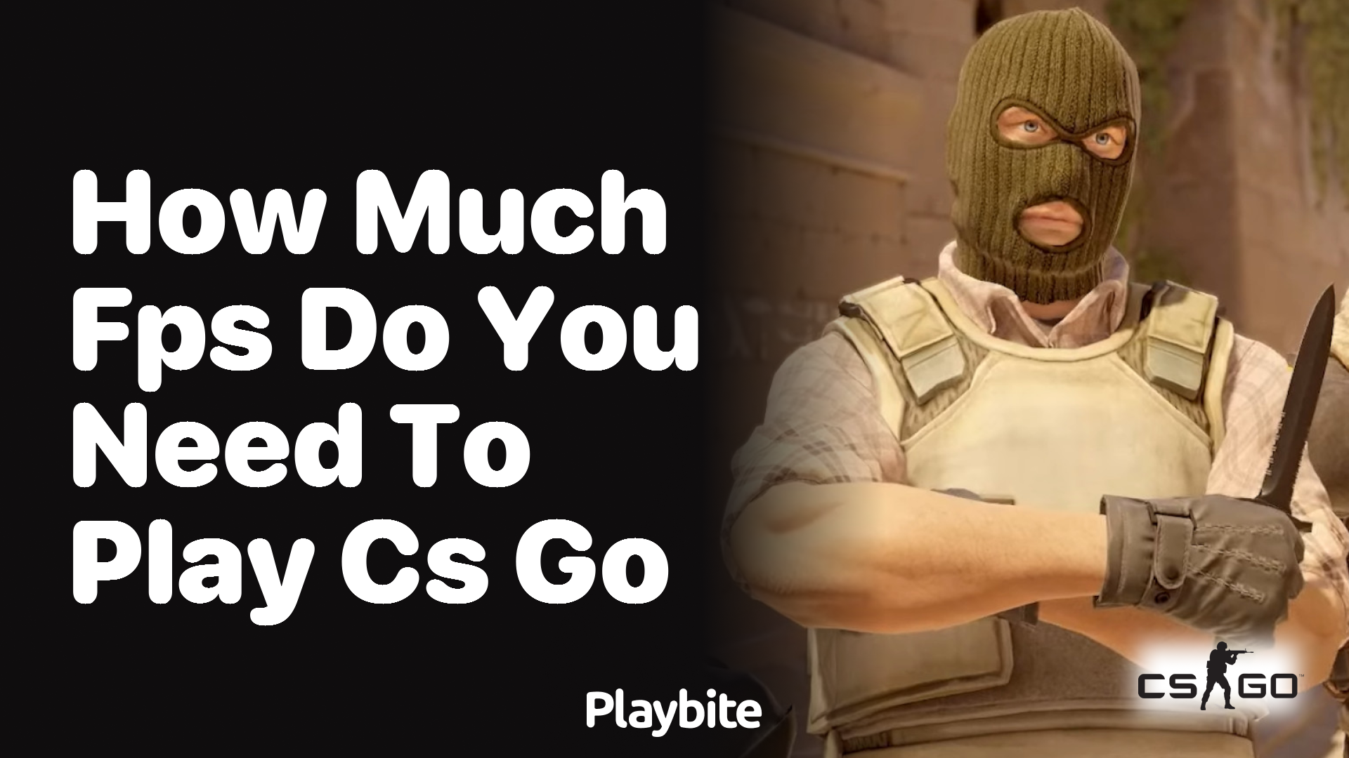 How much FPS do you need to play CS:GO? - Playbite