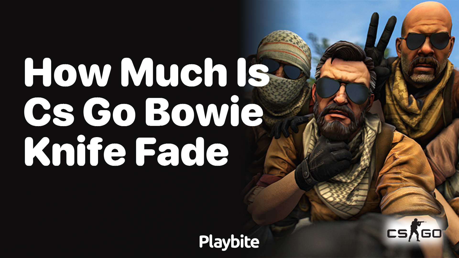 How much does a CS:GO Bowie Knife Fade cost? - Playbite