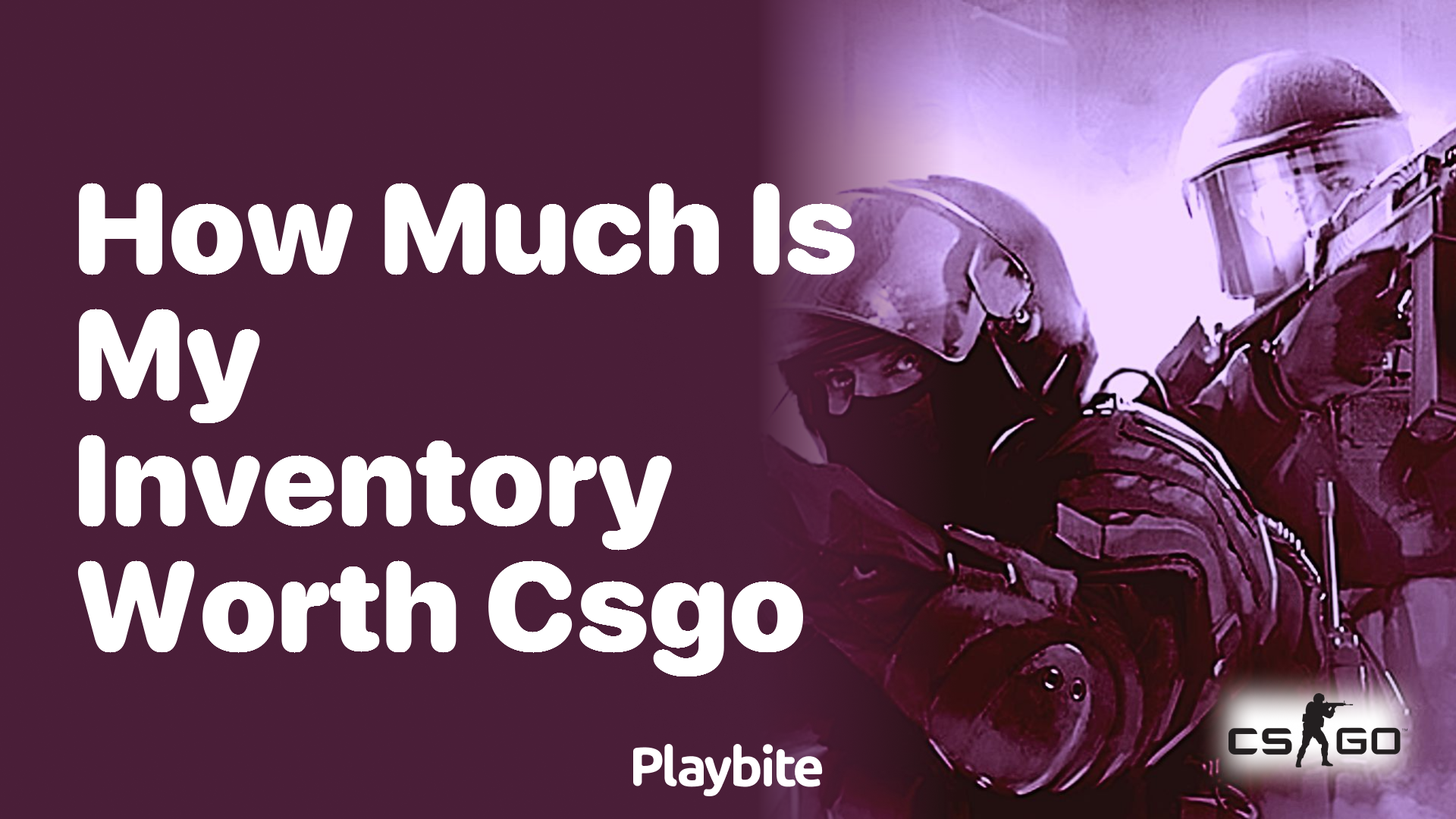 How much is my CSGO inventory worth? - Playbite
