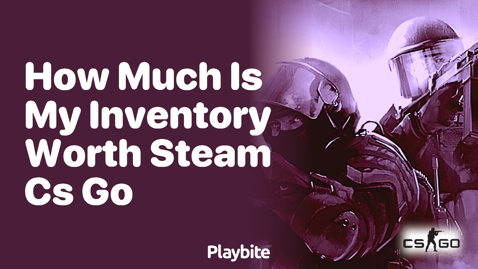 How Much Is My Inventory Worth In Steam Cs Go Playbite