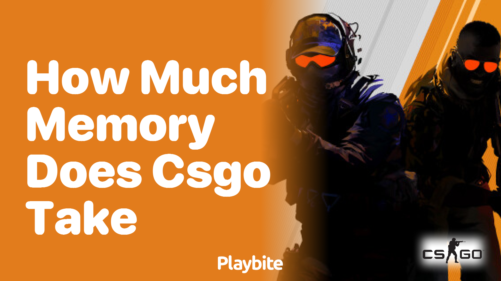 How much memory does CS:GO take? - Playbite