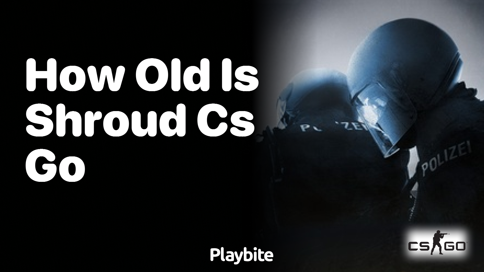 How old is Shroud in CS:GO? - Playbite