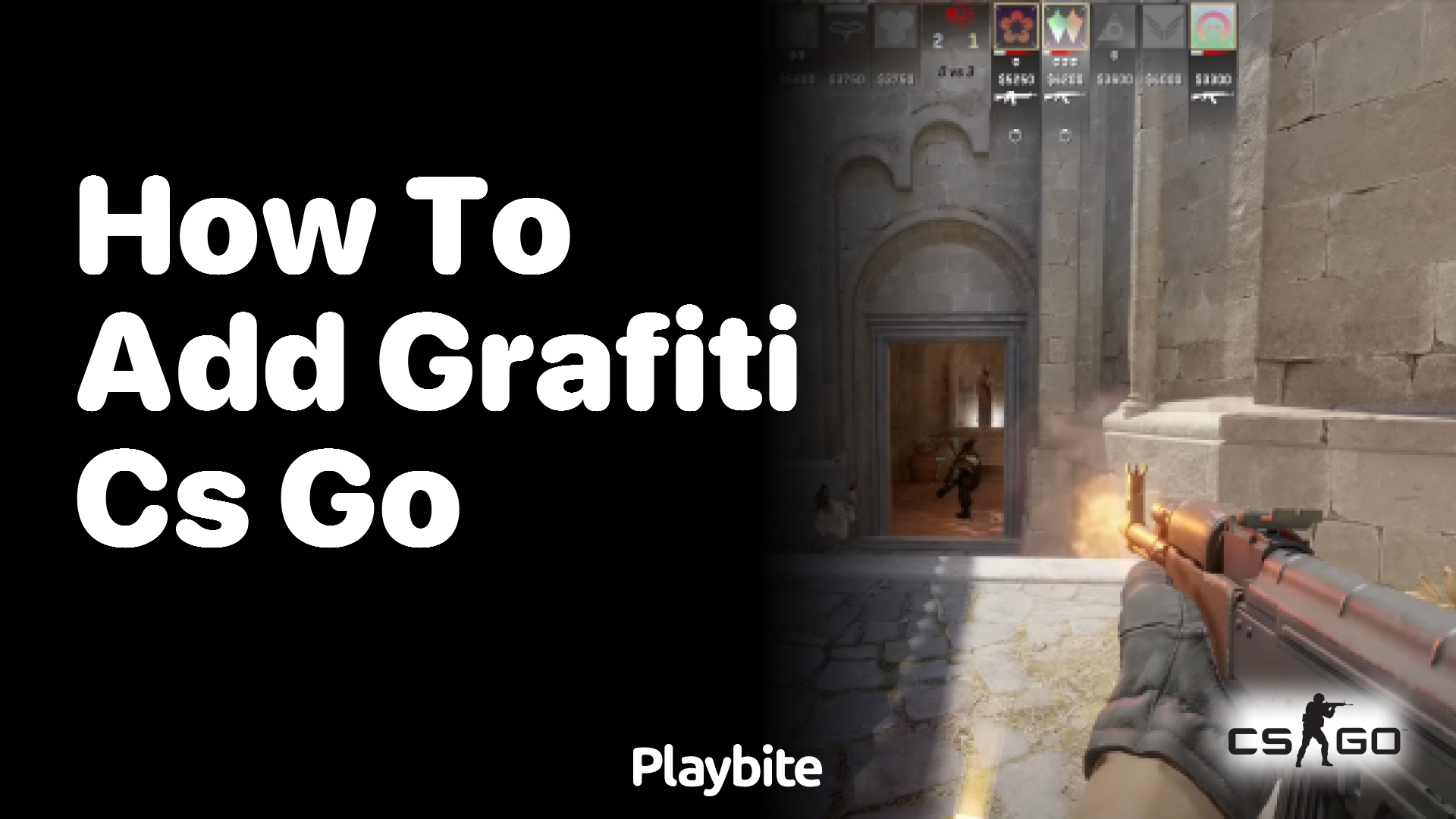 How to add graffiti in CS:GO - Playbite