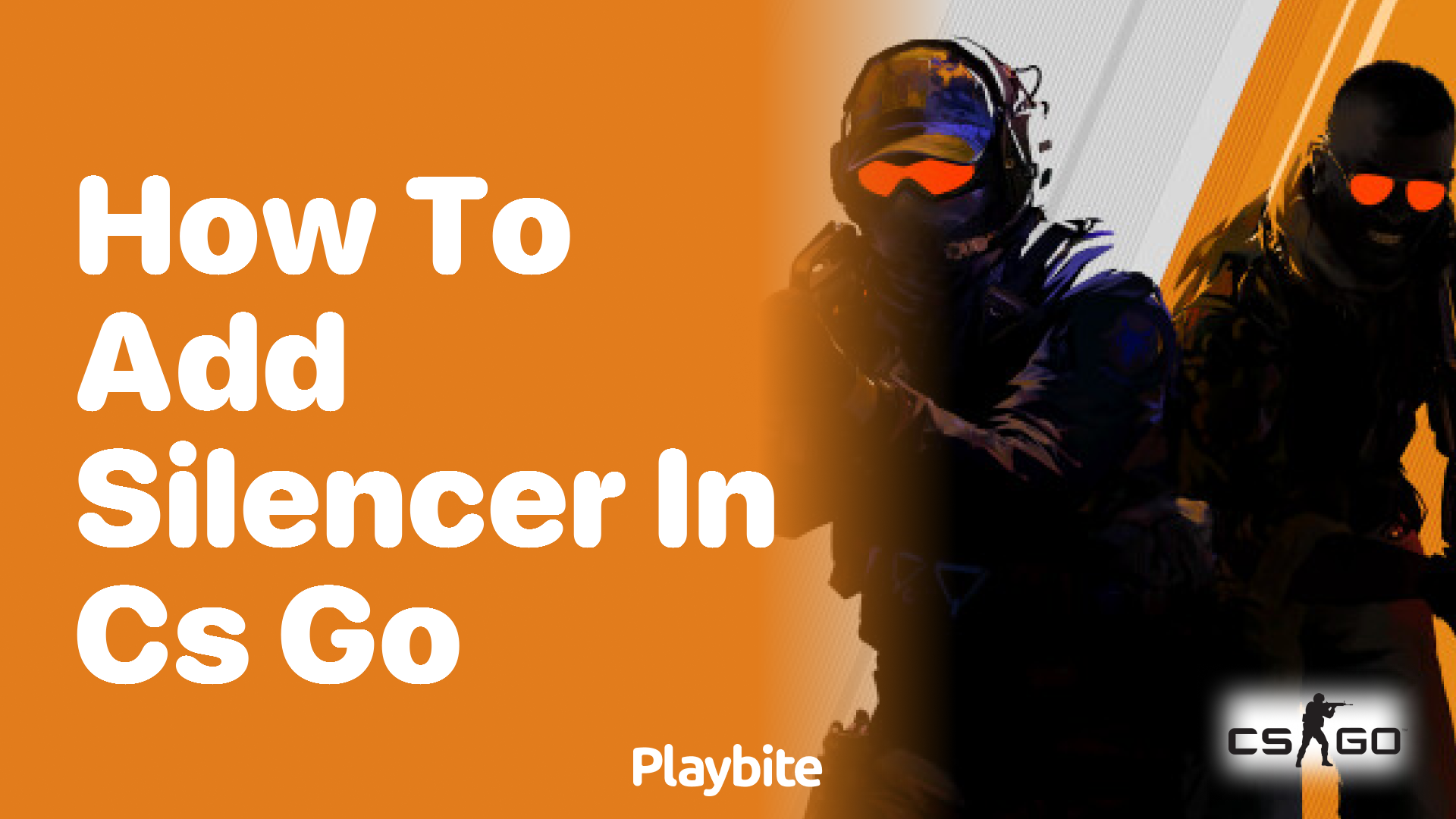 How to add a silencer in CS:GO - Playbite