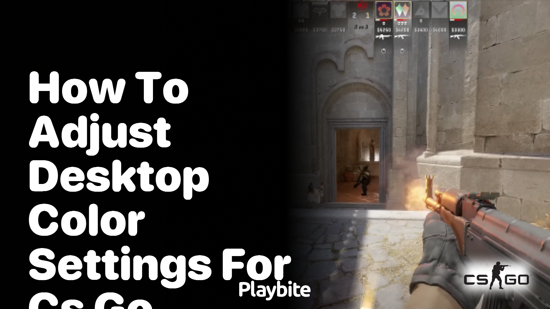 How to adjust desktop color settings for CS:GO - Playbite