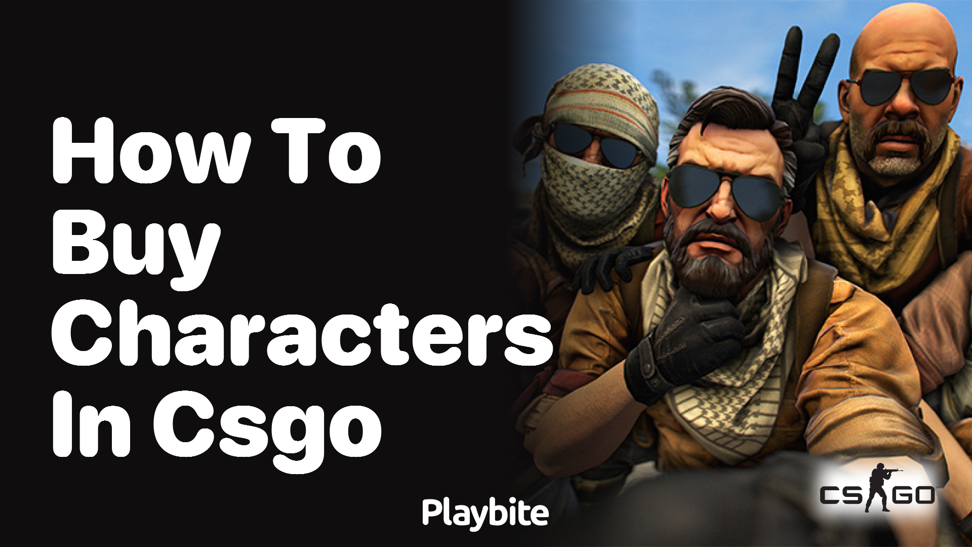 How to buy characters in CS:GO - Playbite