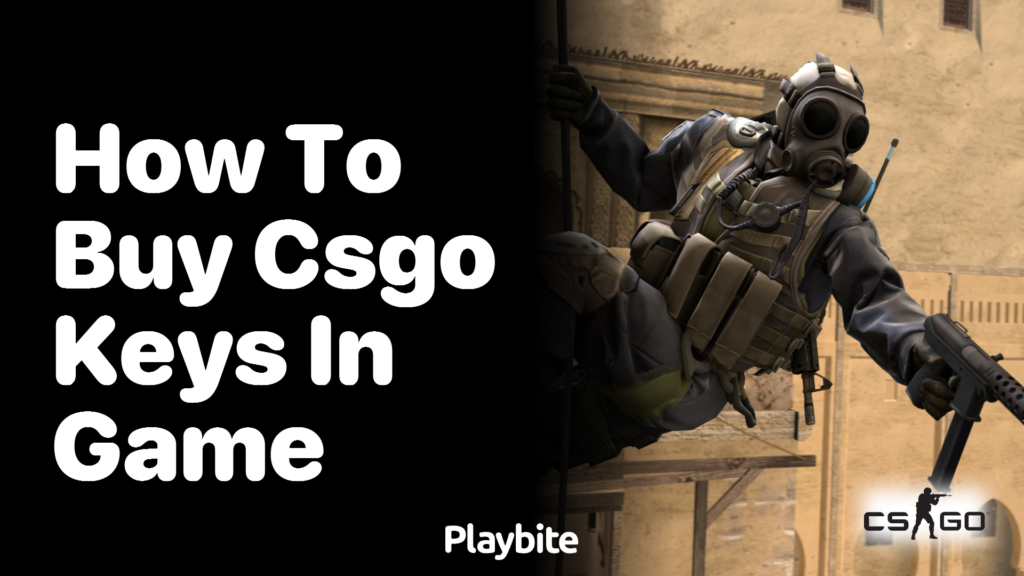 How to buy CS:GO keys in game - Playbite