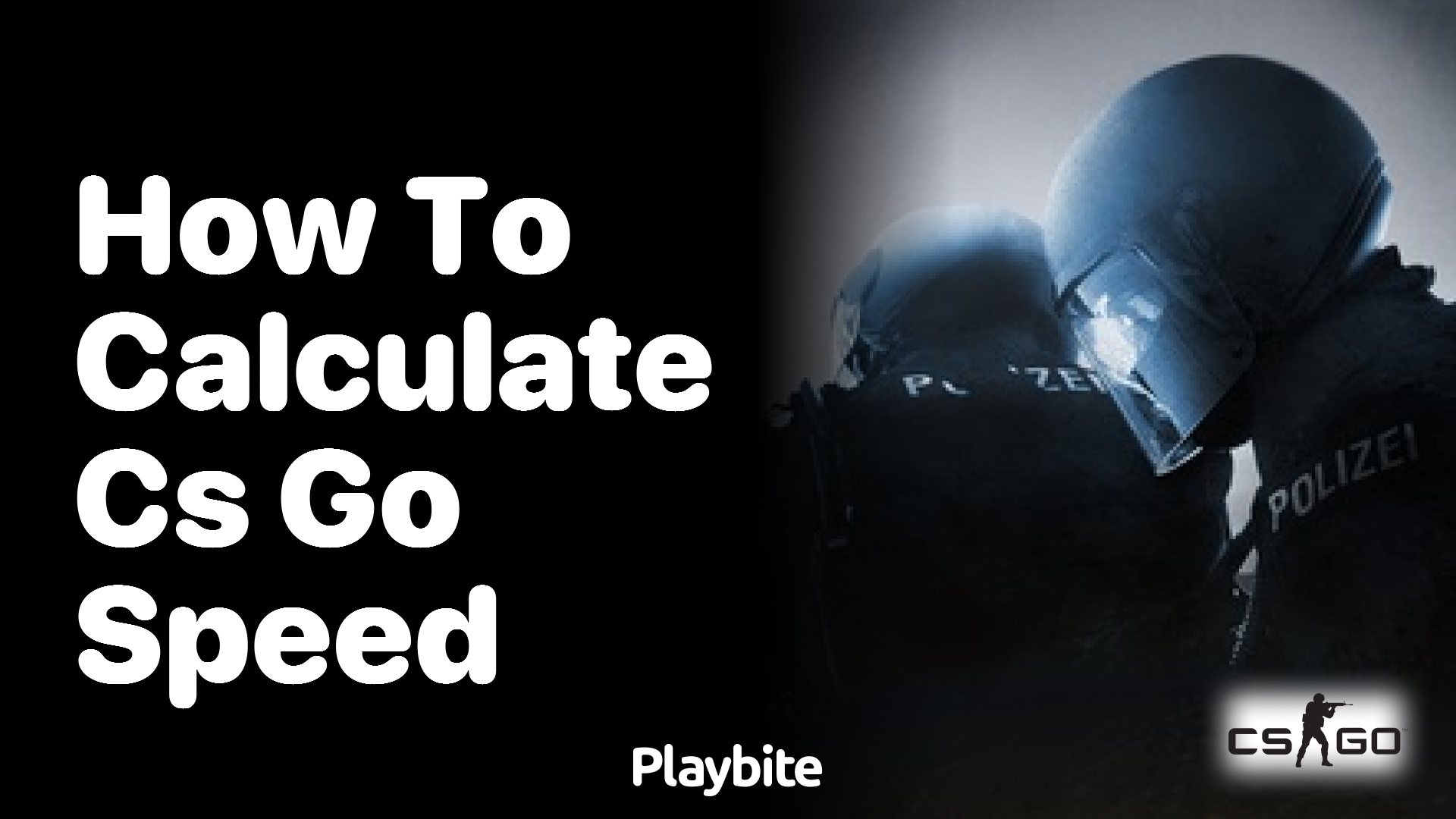 How to calculate CS:GO speed? - Playbite