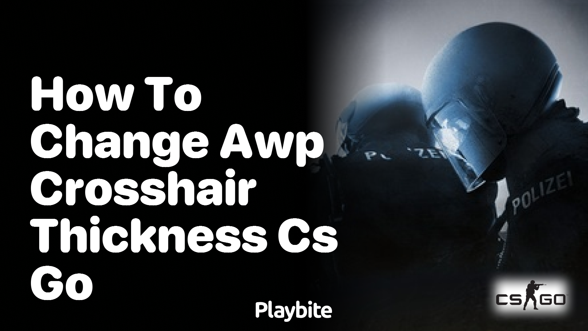 How to change AWP crosshair thickness in CS:GO - Playbite