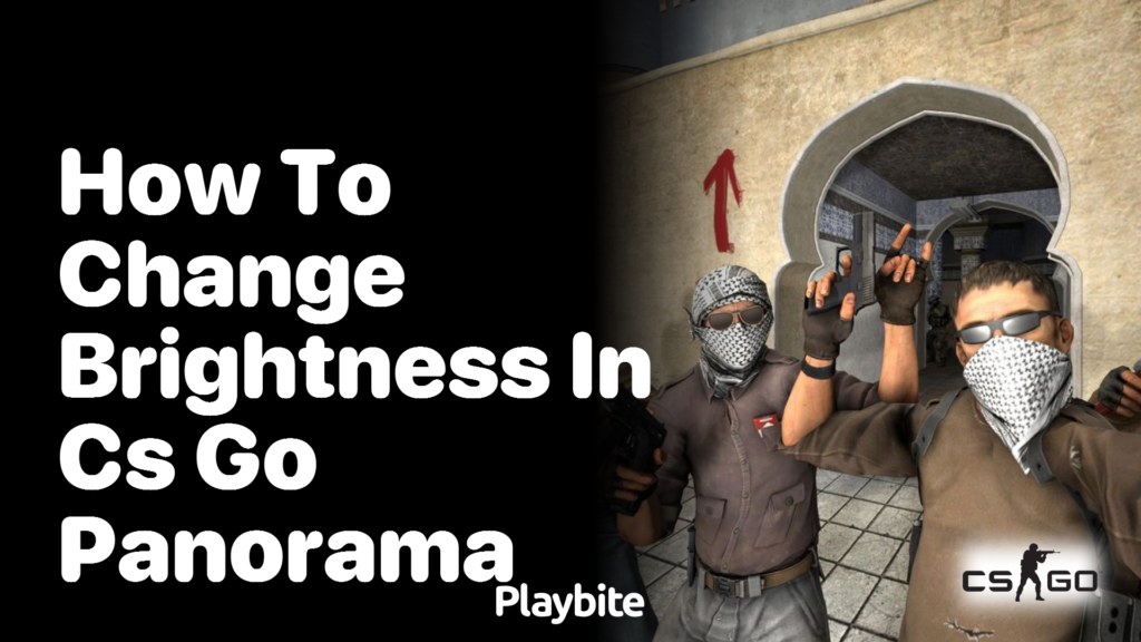 How to change brightness in CS:GO Panorama - Playbite