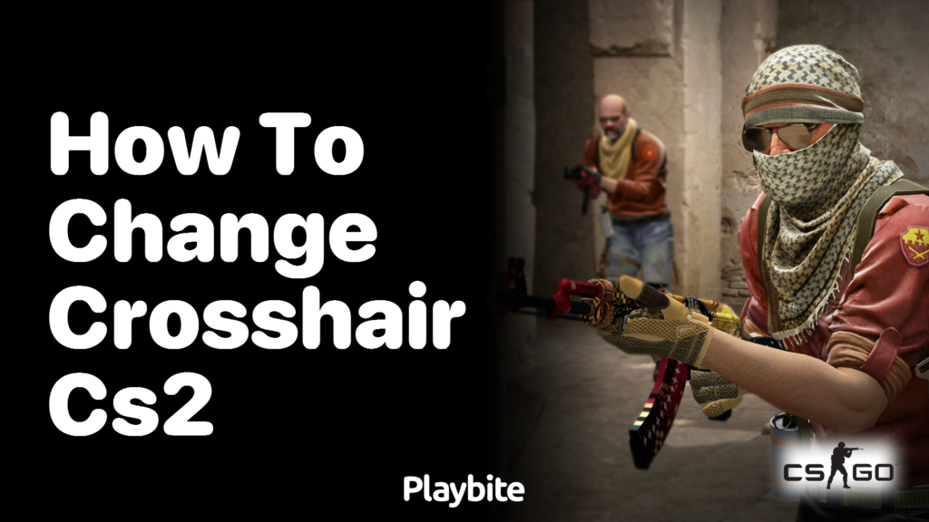 How to change your crosshair in CS2 - Playbite