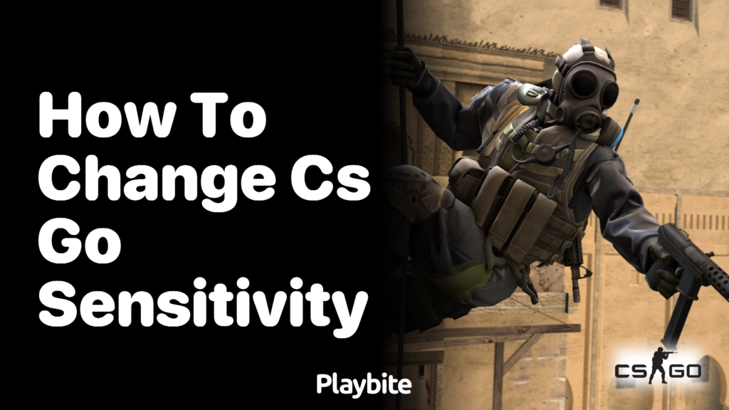 How to change CS:GO sensitivity - Playbite
