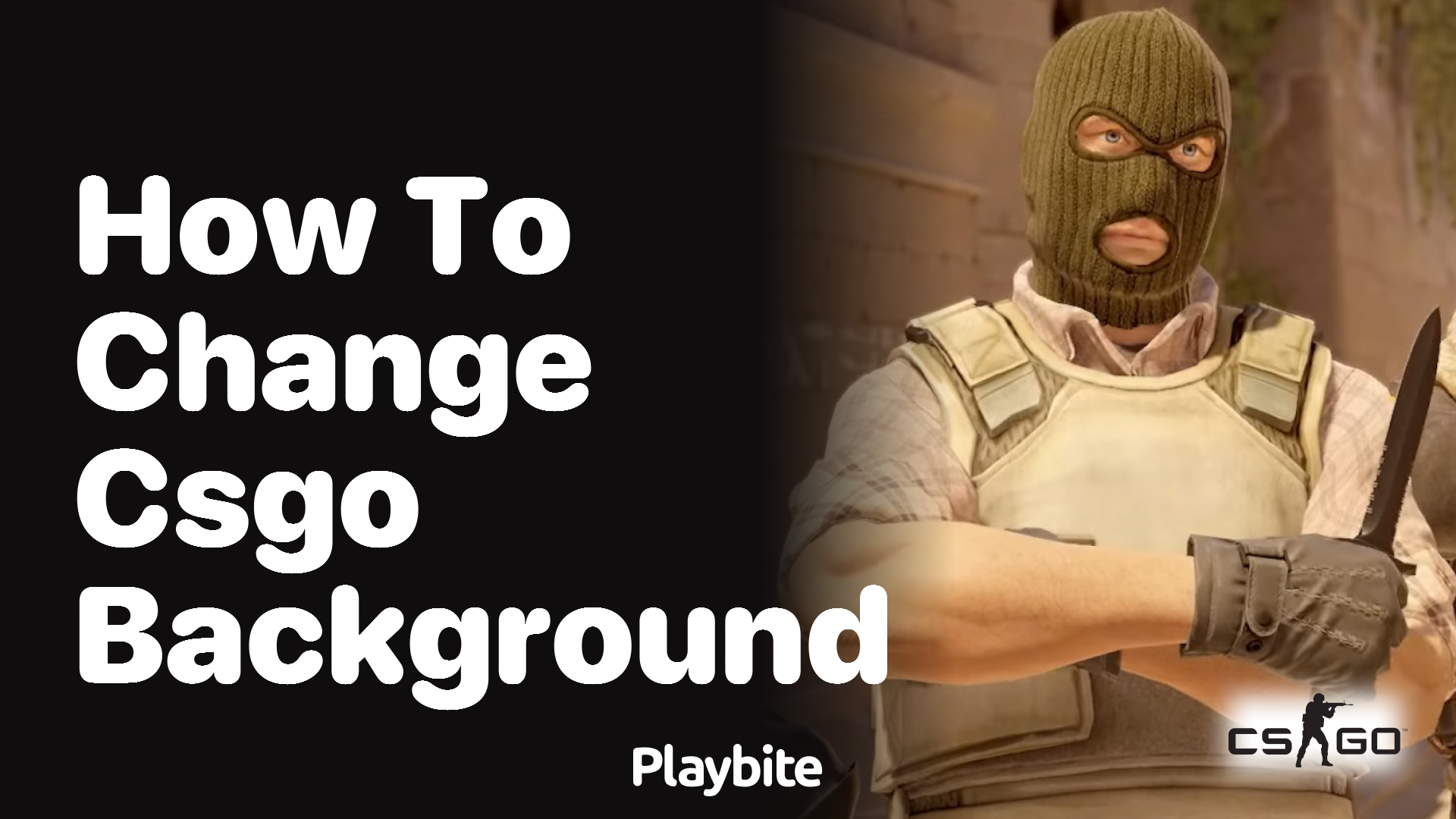How to change CS:GO background - Playbite