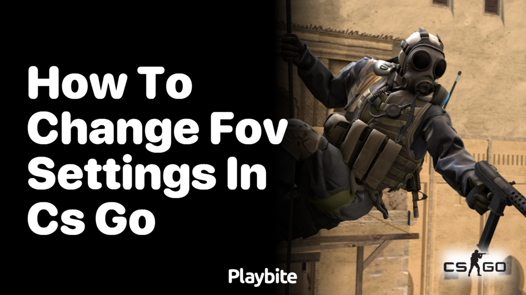 How to change FOV settings in CS:GO - Playbite