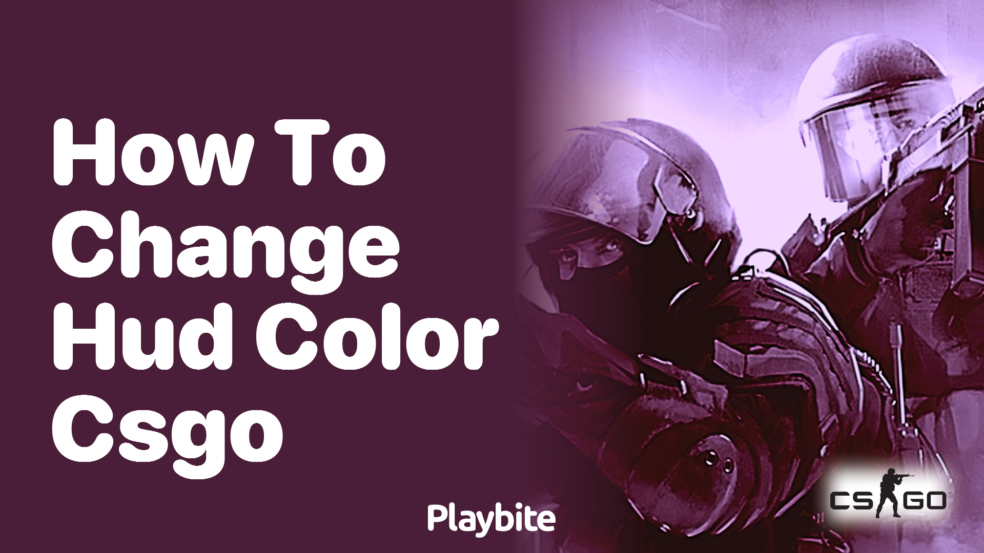 How to change HUD color in CS:GO - Playbite
