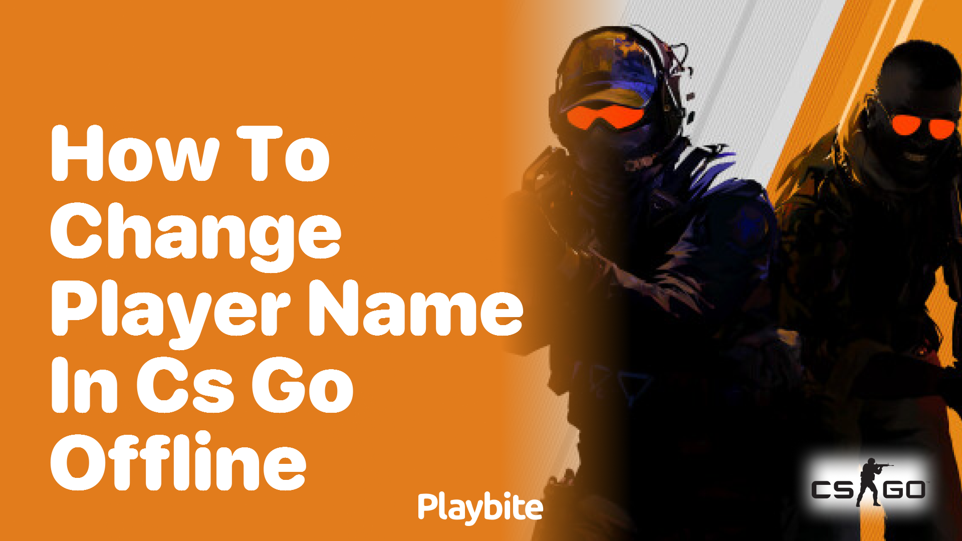 How to change your player name in CS:GO offline - Playbite