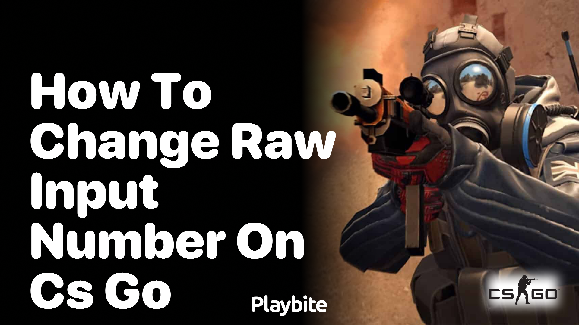 How to change raw input number on CS:GO - Playbite