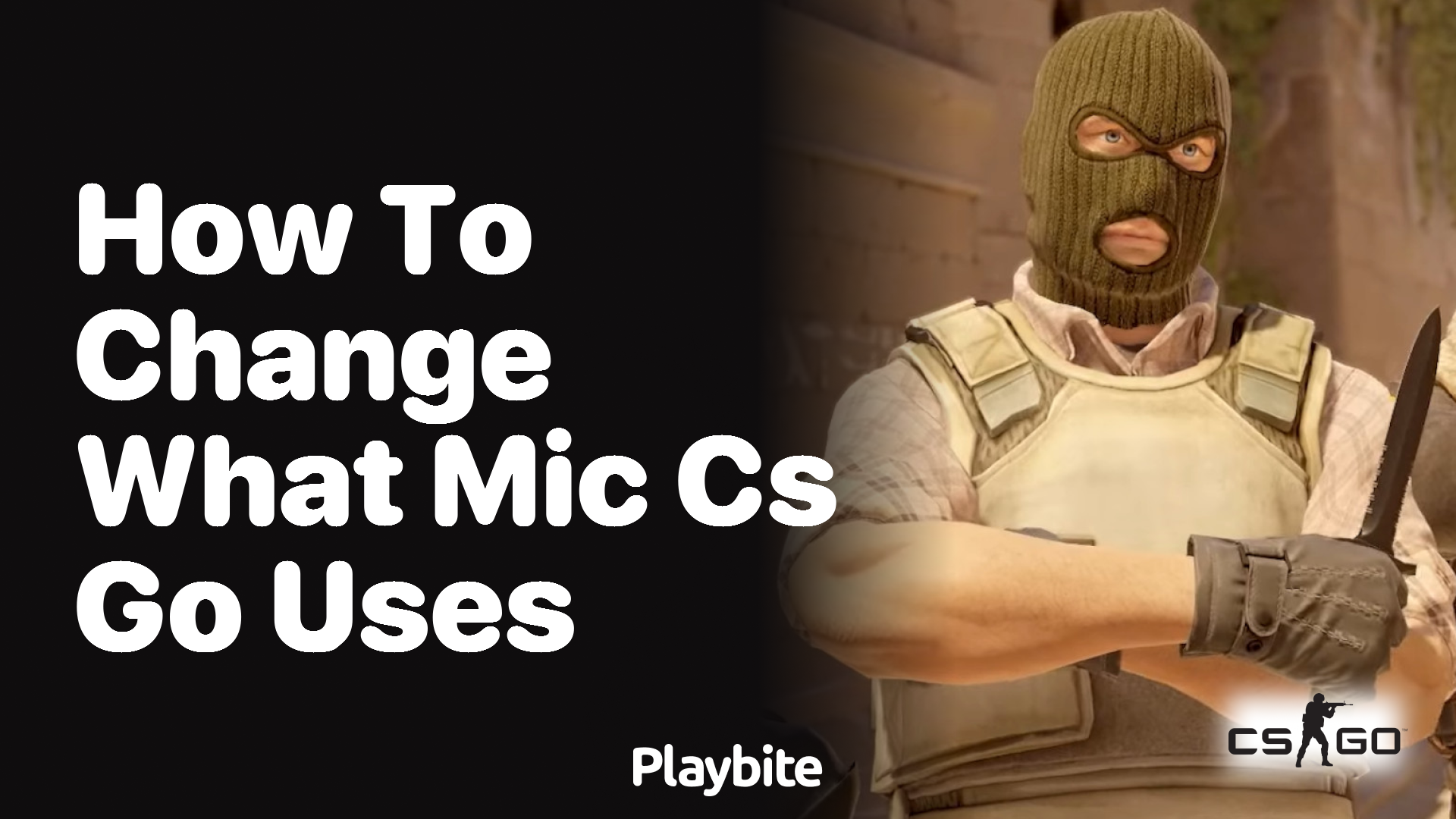 How to Change What Mic CS:GO Uses - Playbite