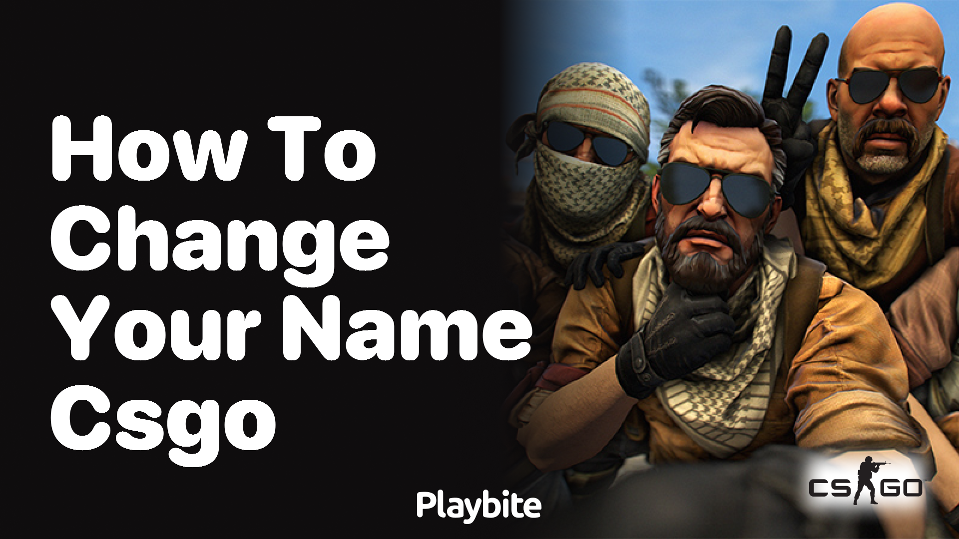 How to change your name in CS:GO - Playbite