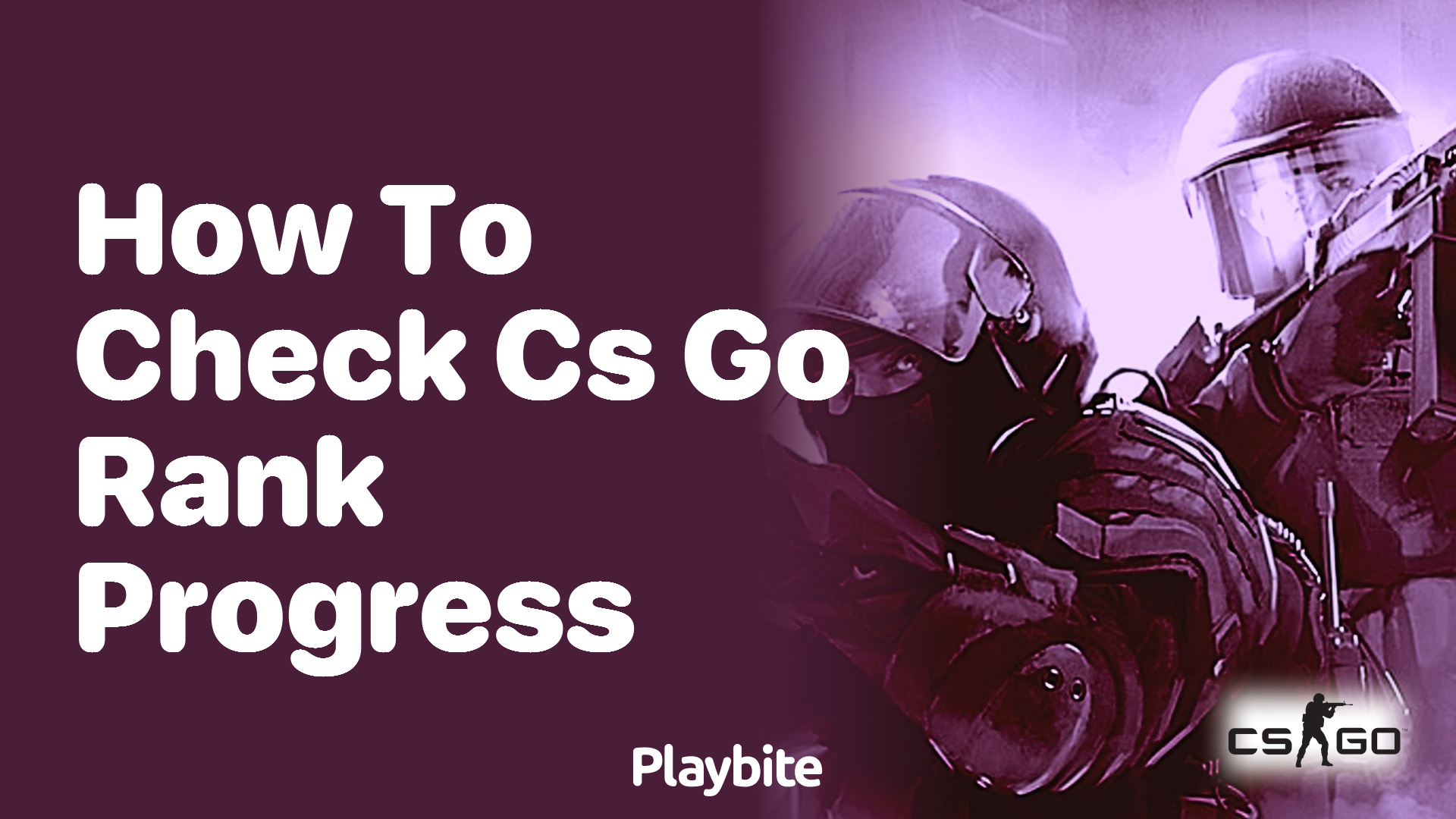 How to Check Your CS:GO Rank Progress - Playbite