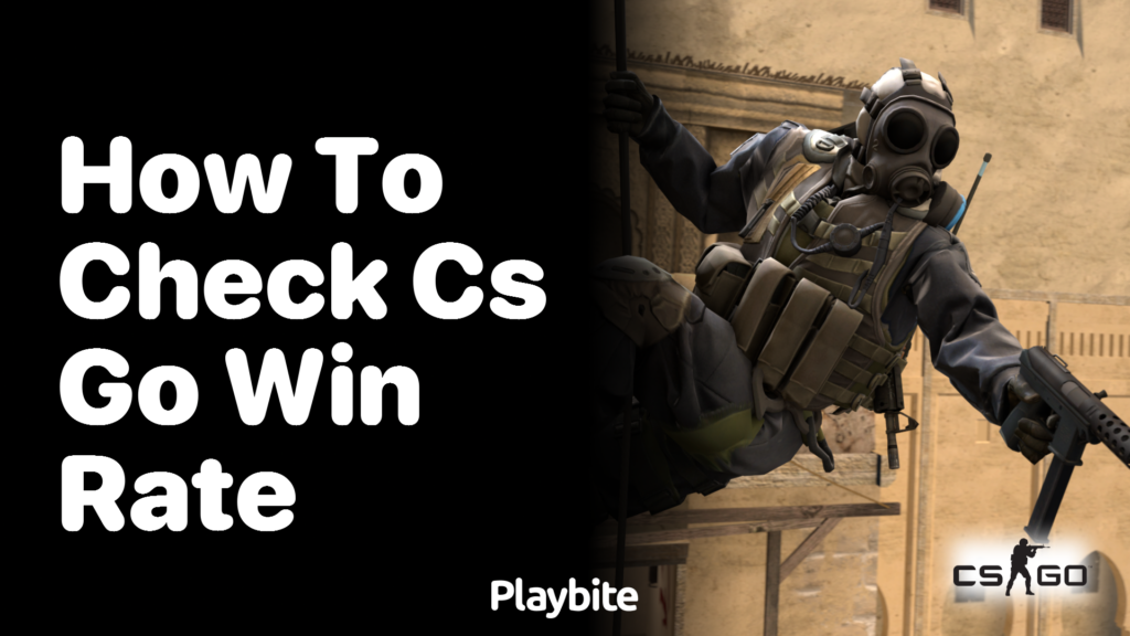 How to check your CS:GO win rate - Playbite