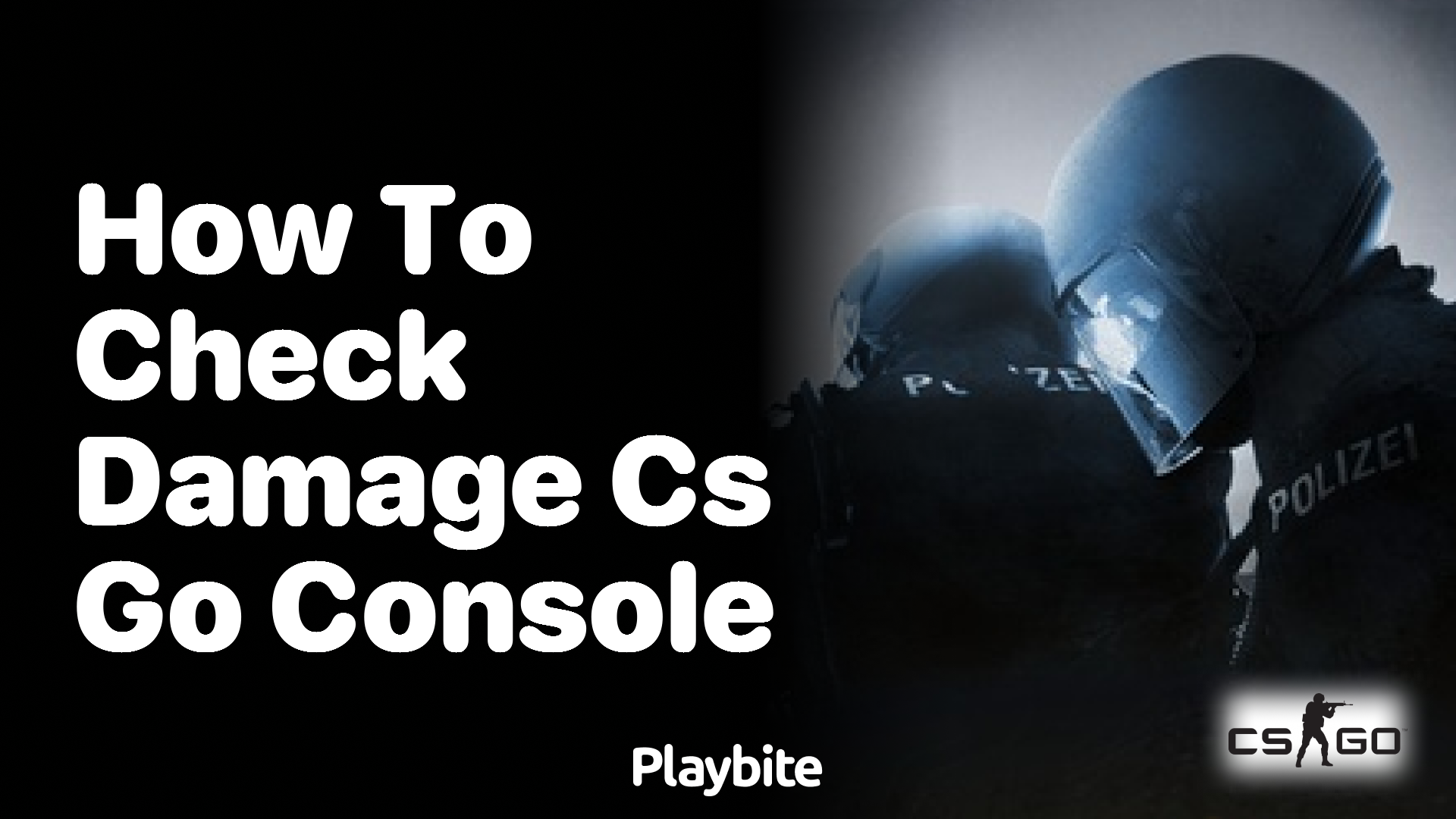 How to Check Damage in CS:GO Console - Playbite