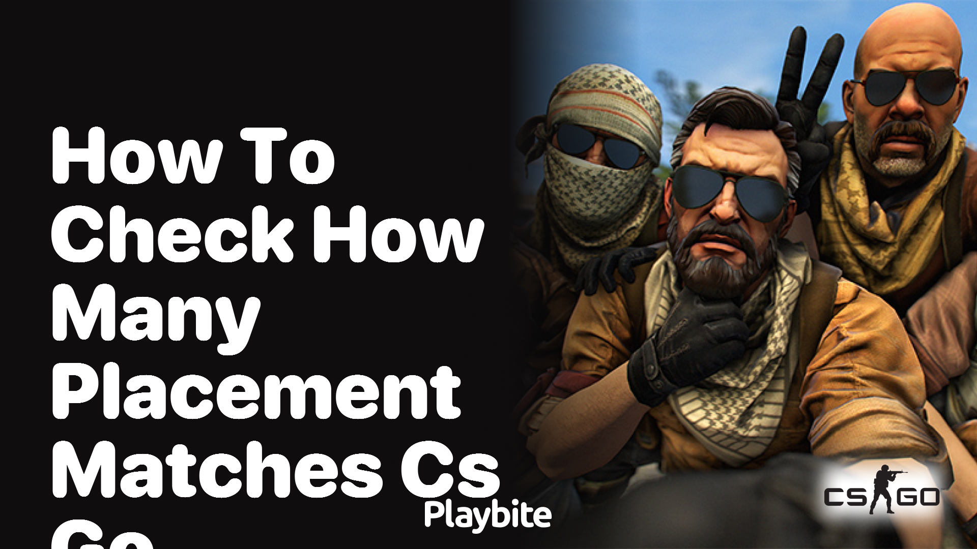 How to Check How Many Placement Matches in CS:GO? - Playbite