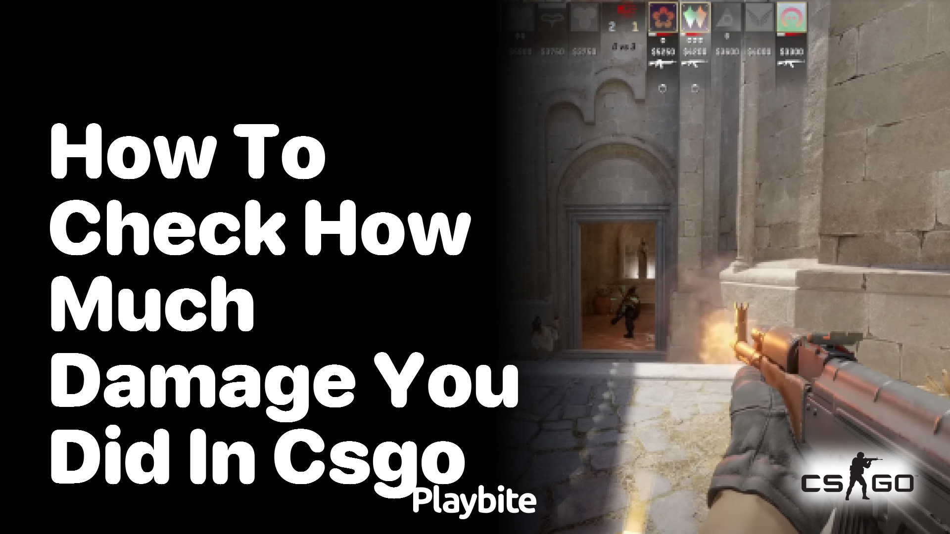 How to check how much damage you did in CS:GO - Playbite