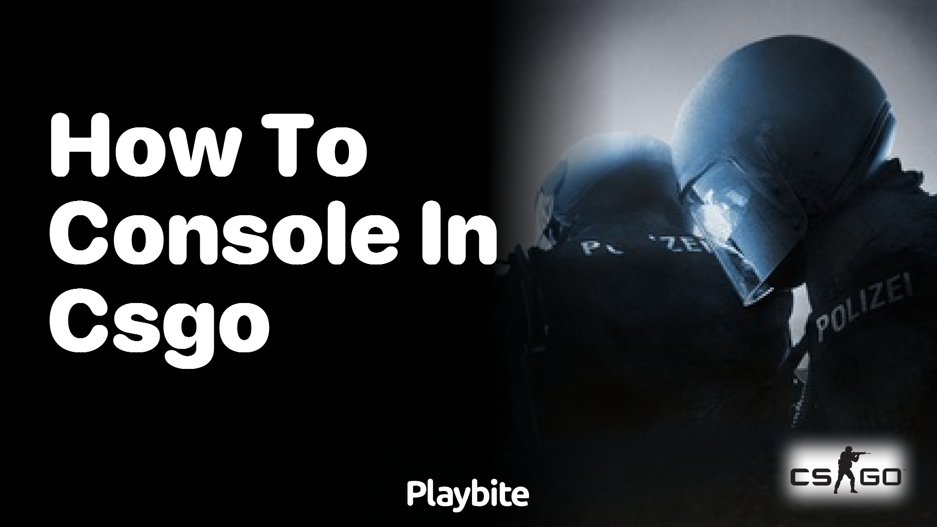 How to open the console in CS:GO - Playbite