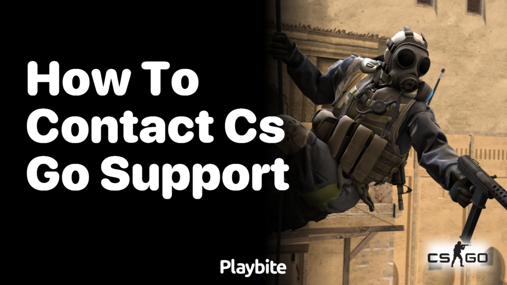 How to Contact CS:GO Support - Playbite
