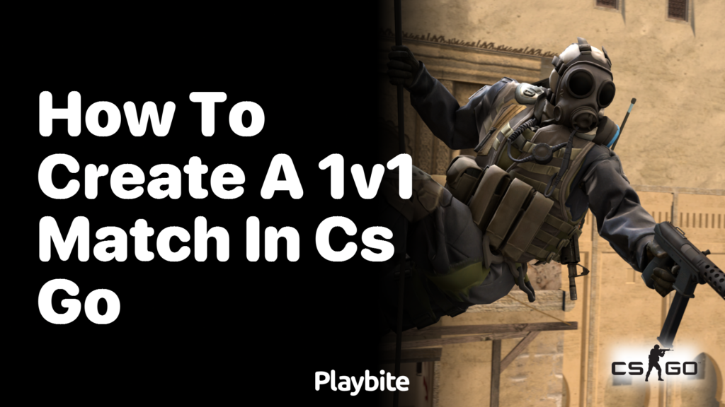 How to create a 1v1 match in CS:GO - Playbite