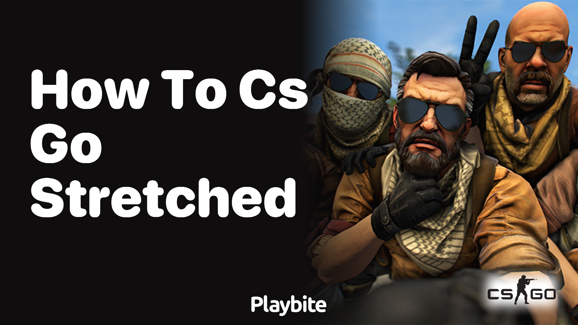 How to play CS:GO in stretched resolution - Playbite