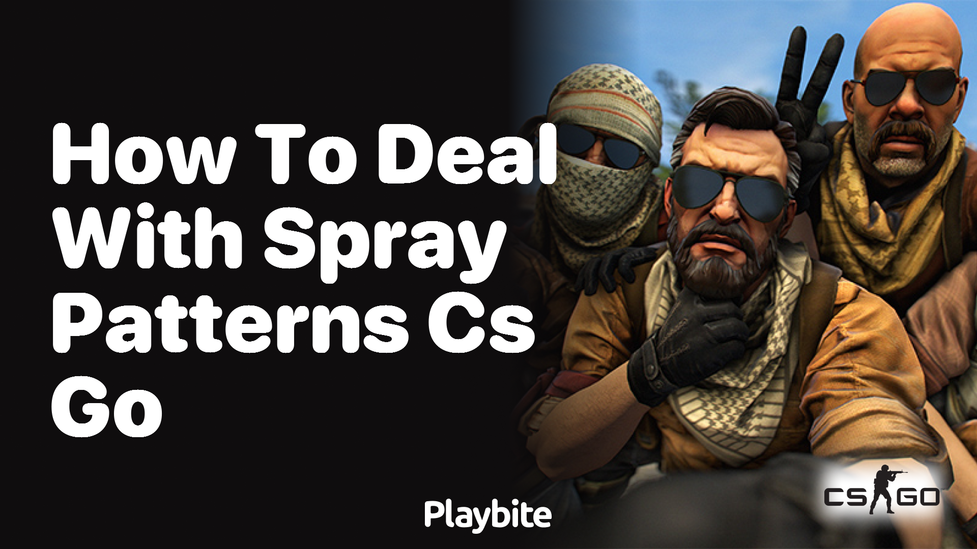 How to deal with spray patterns in CS:GO - Playbite