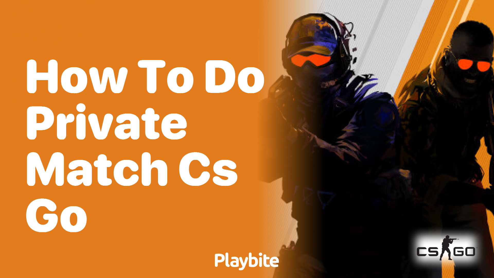 How to Do a Private Match in CS:GO? - Playbite