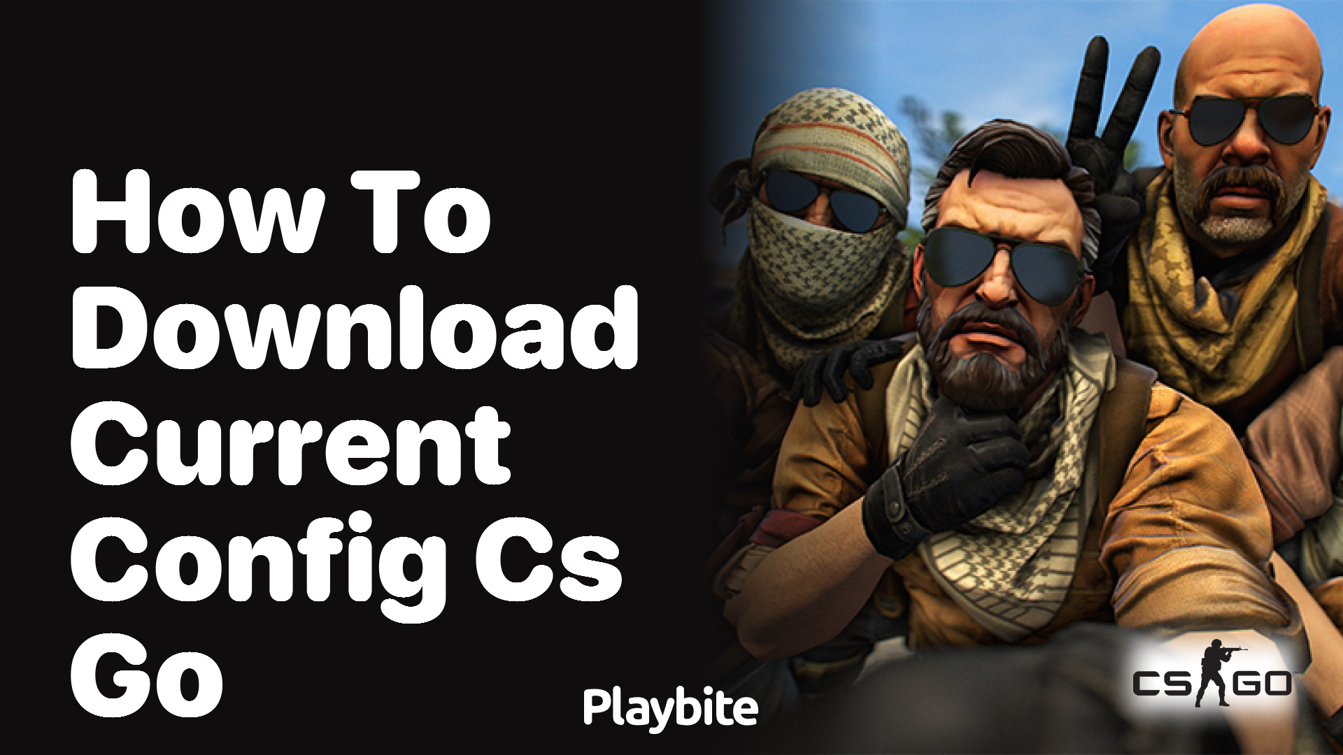 How to download the current config for CS:GO - Playbite