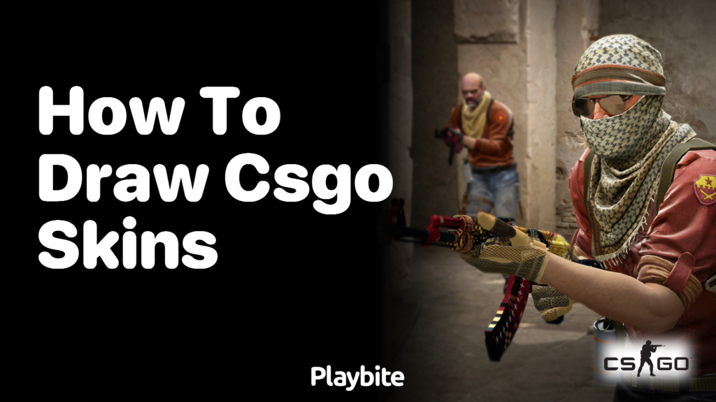 How to Draw CS:GO Skins - Playbite