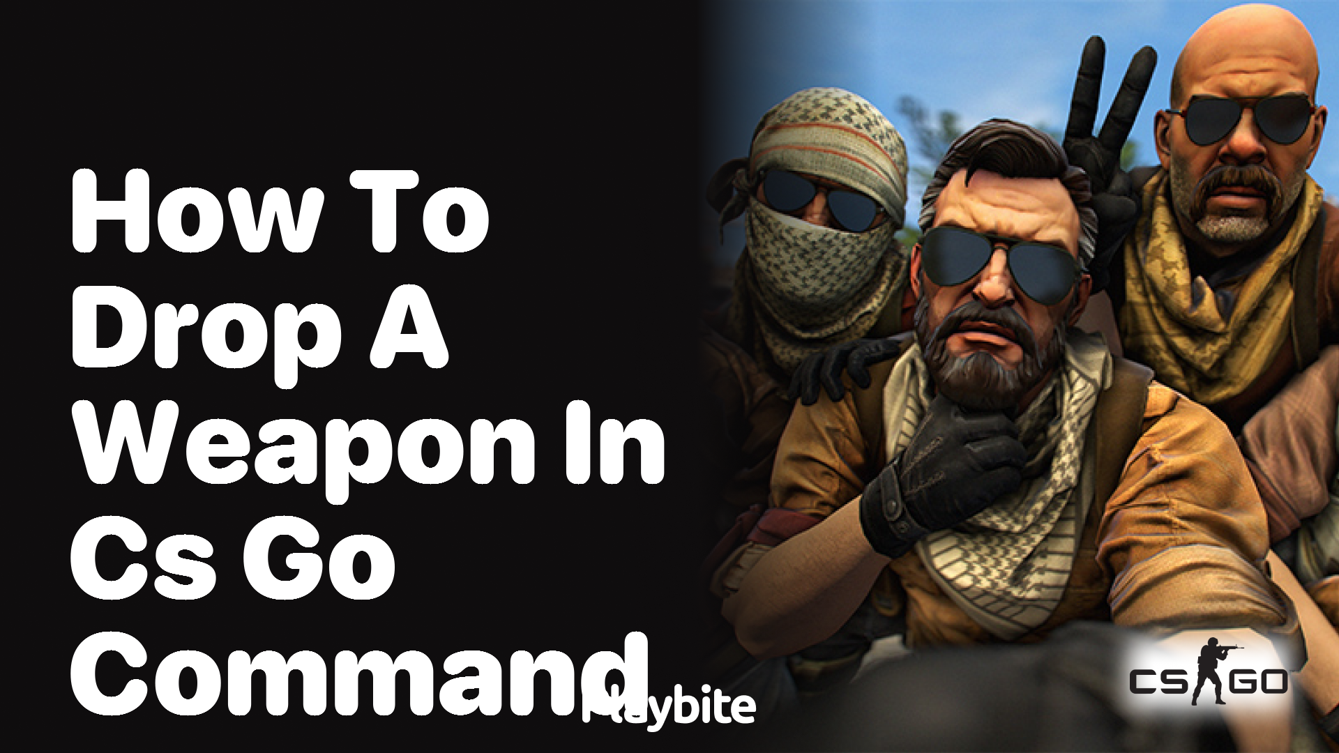 How to drop a weapon in CS:GO using command - Playbite