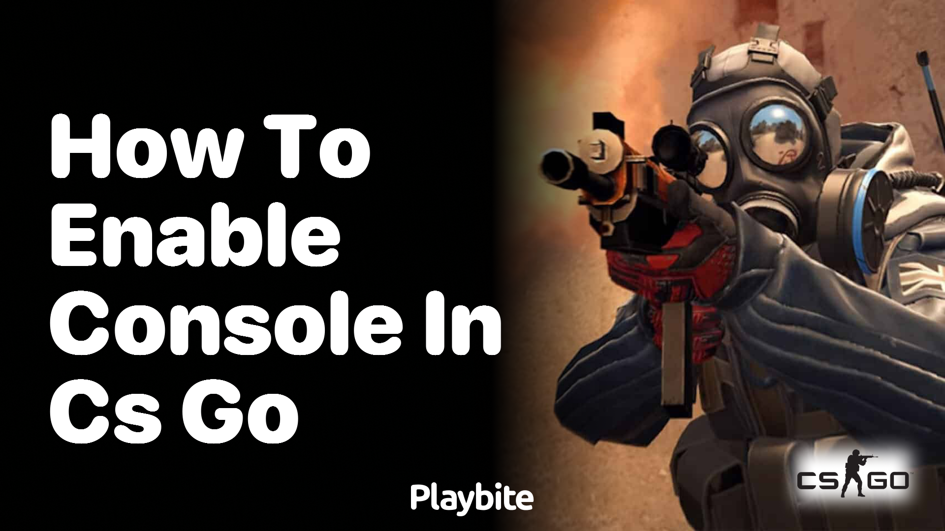 How to enable console in CS:GO - Playbite