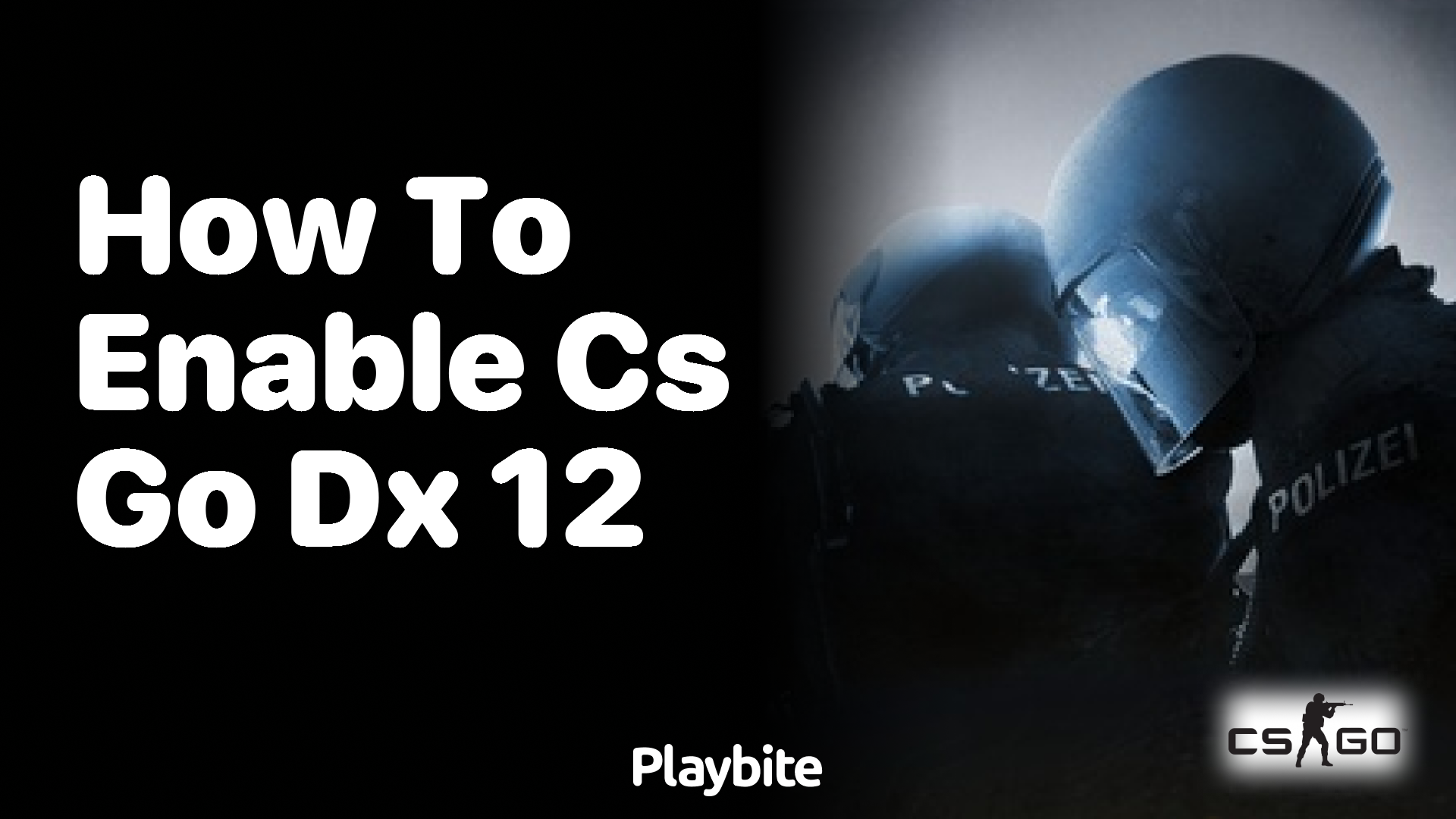 How to Enable CS:GO DX 12 - Playbite