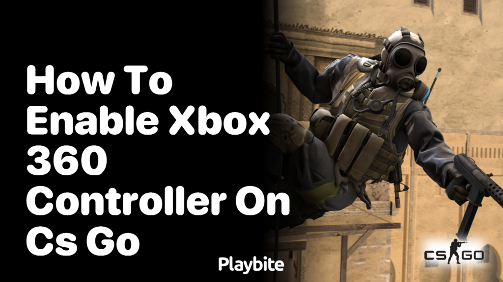 How to enable Xbox 360 controller on CS:GO - Playbite