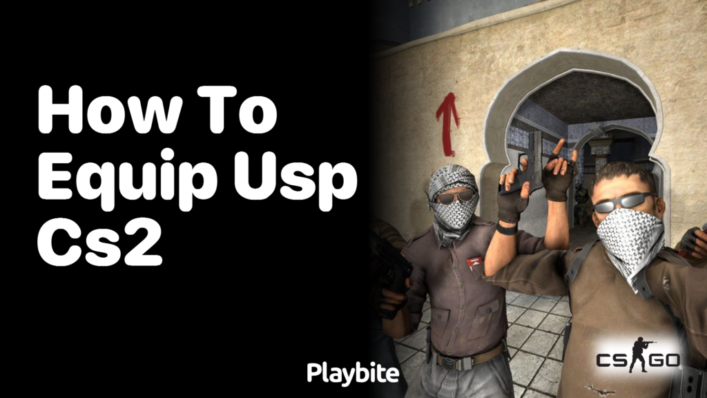 How to equip the USP in CS:GO - Playbite