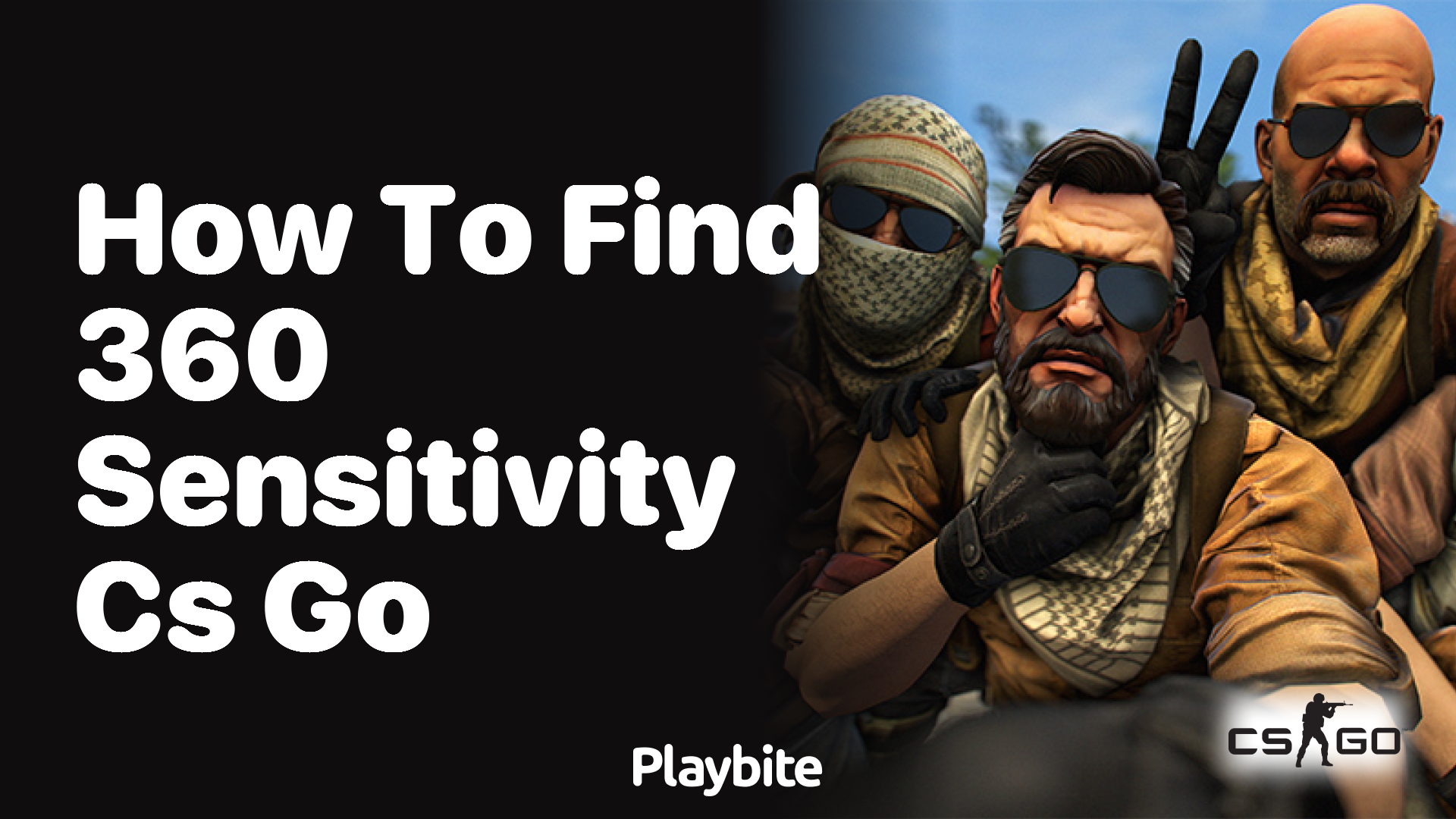 How to find 360 sensitivity in CS:GO - Playbite