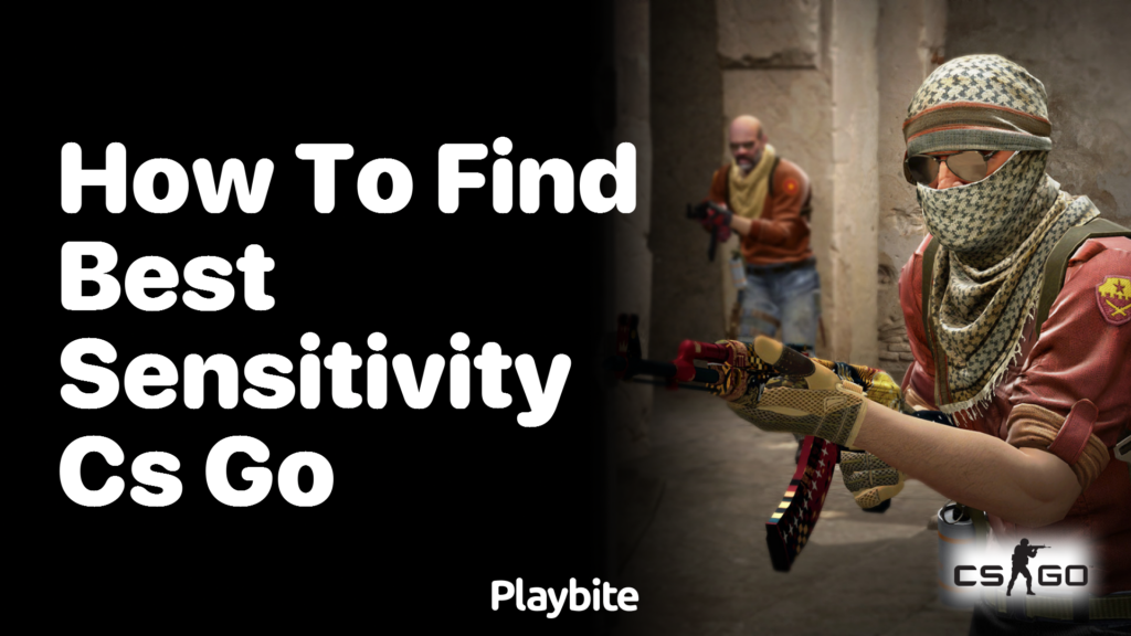 How to find the best sensitivity in CS:GO - Playbite