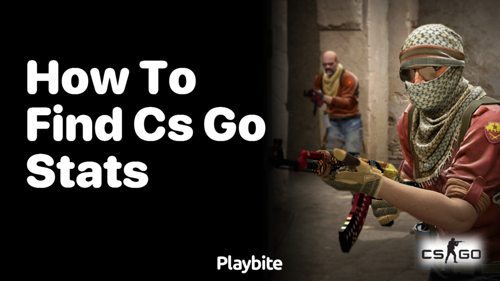 How to find CS:GO stats - Playbite